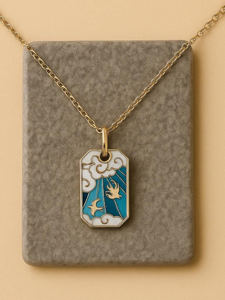 Buy Graceful Bird Pendant Necklace @3000 | A Symbol of Freedom and Elegance
