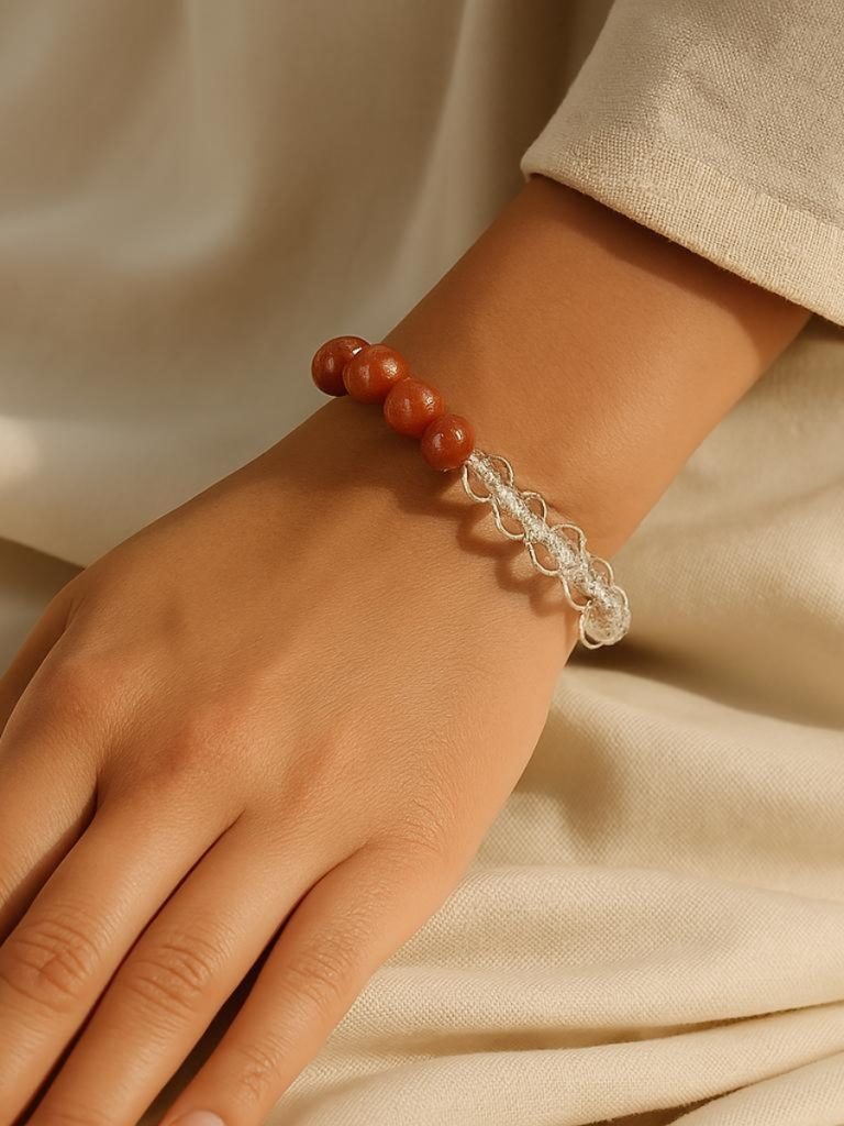Buy Meraki Numerology No. 1 Gemstone Bracelet @800