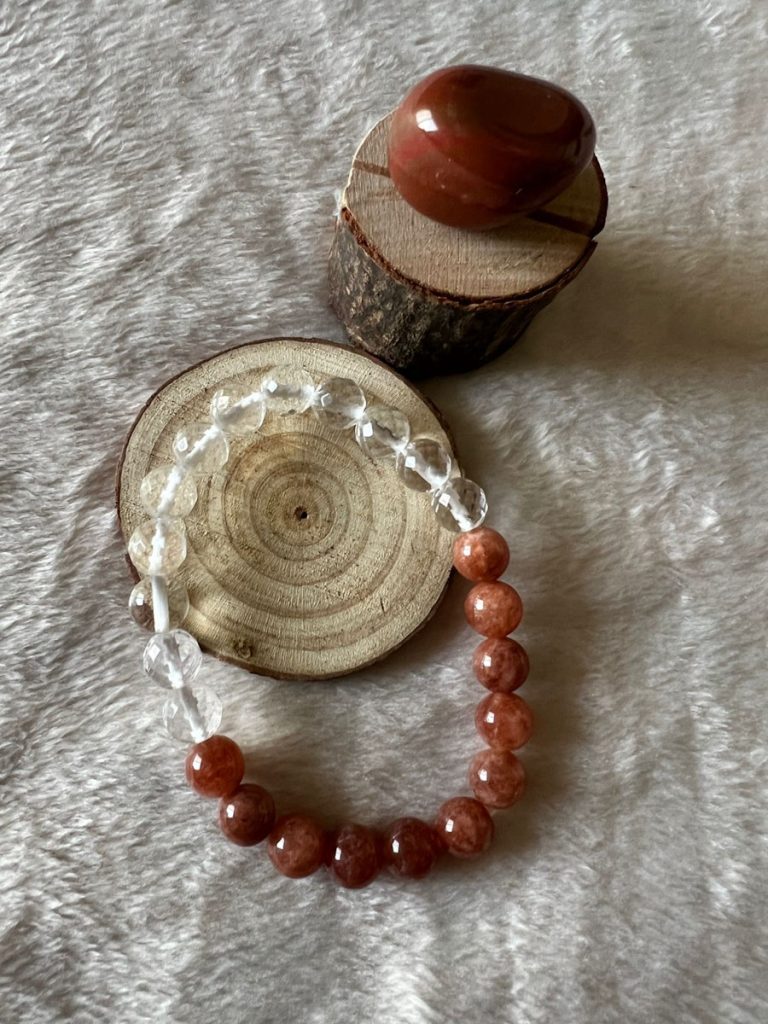 Buy Meraki Numerology No. 1 Gemstone Bracelet @800